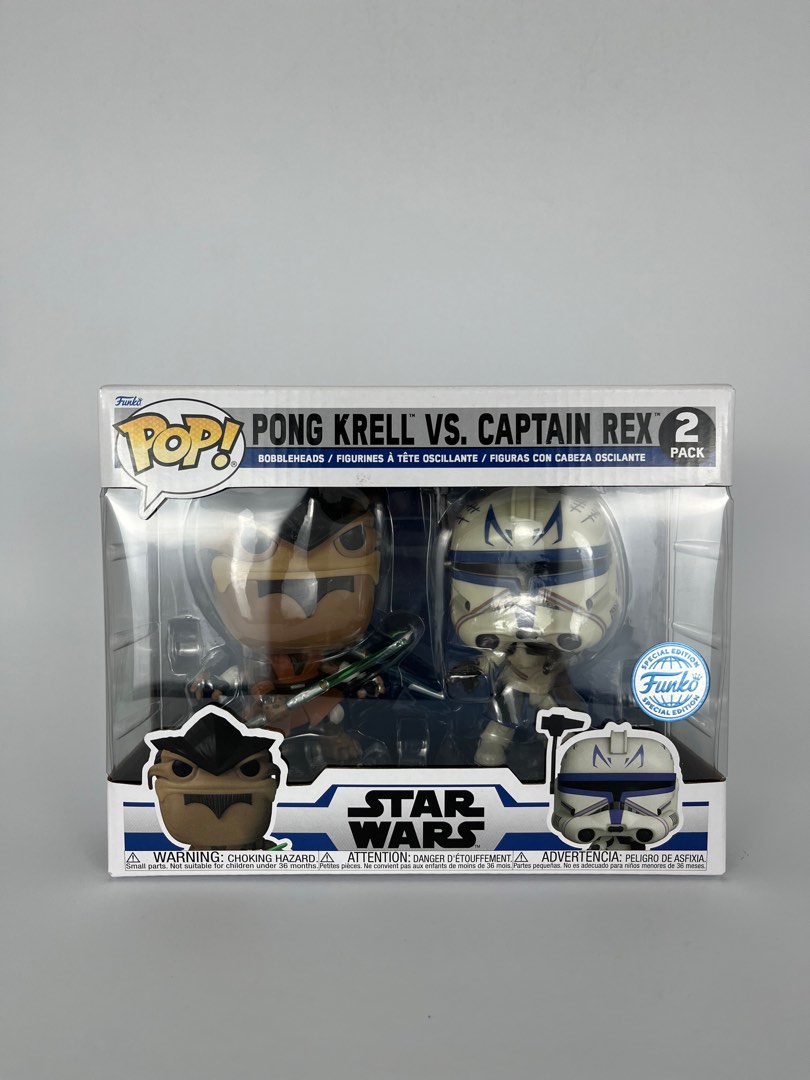 Pong Krell VS Captain Rex Funko Pop (Star War), Hobbies & Toys, Toys ...