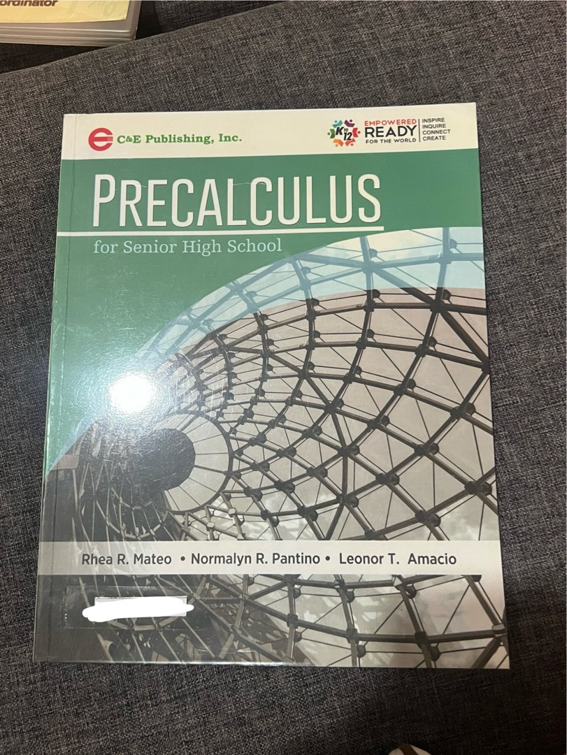 Precalculus for Senior High School by Rhea Mateo (2018), Hobbies & Toys ...