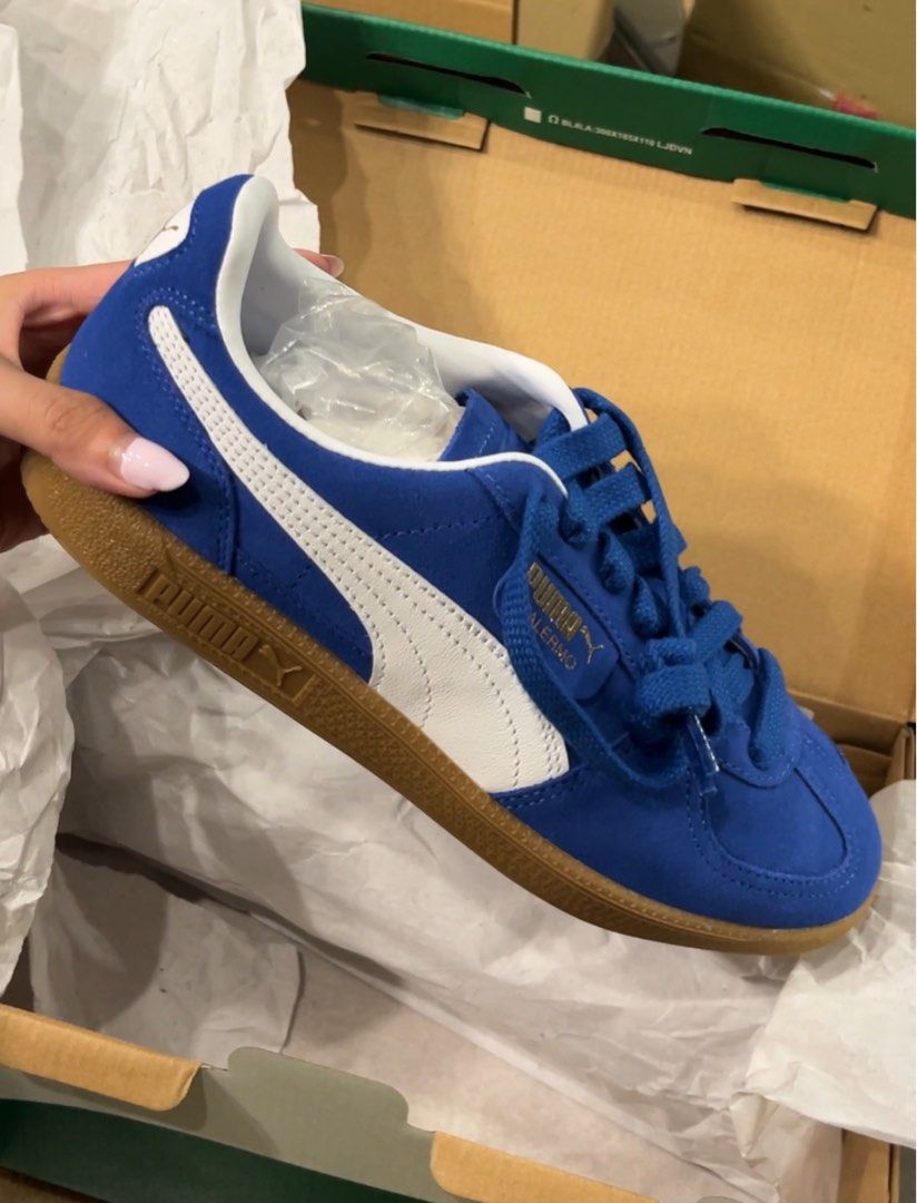 Puma Palermo - Cobalt Blue, Men's Fashion, Footwear, Sneakers on Carousell