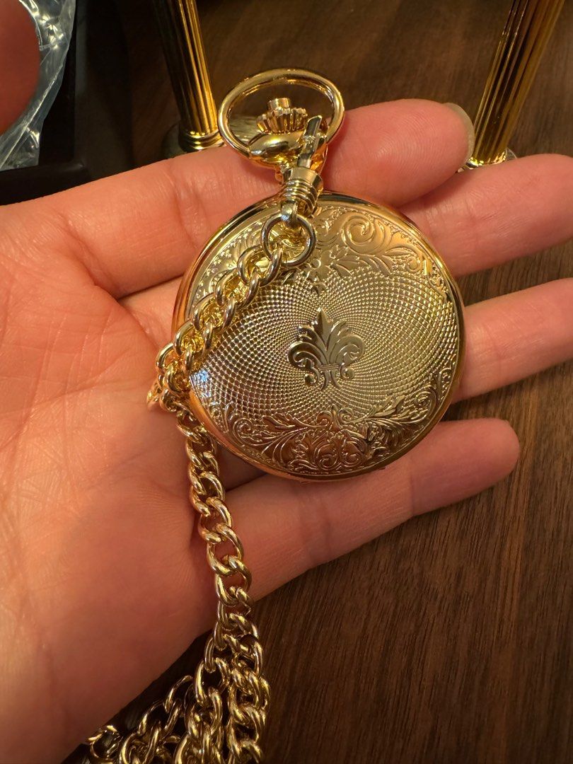 Residence pocket watch with stand, Luxury, Watches on Carousell