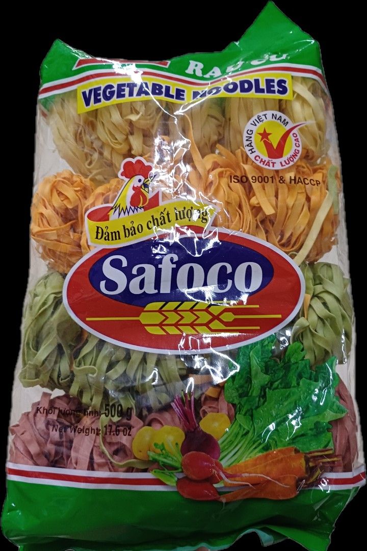 Safoco Vegetable Thick Noodles 500g, Food & Drinks, Rice & Noodles on ...