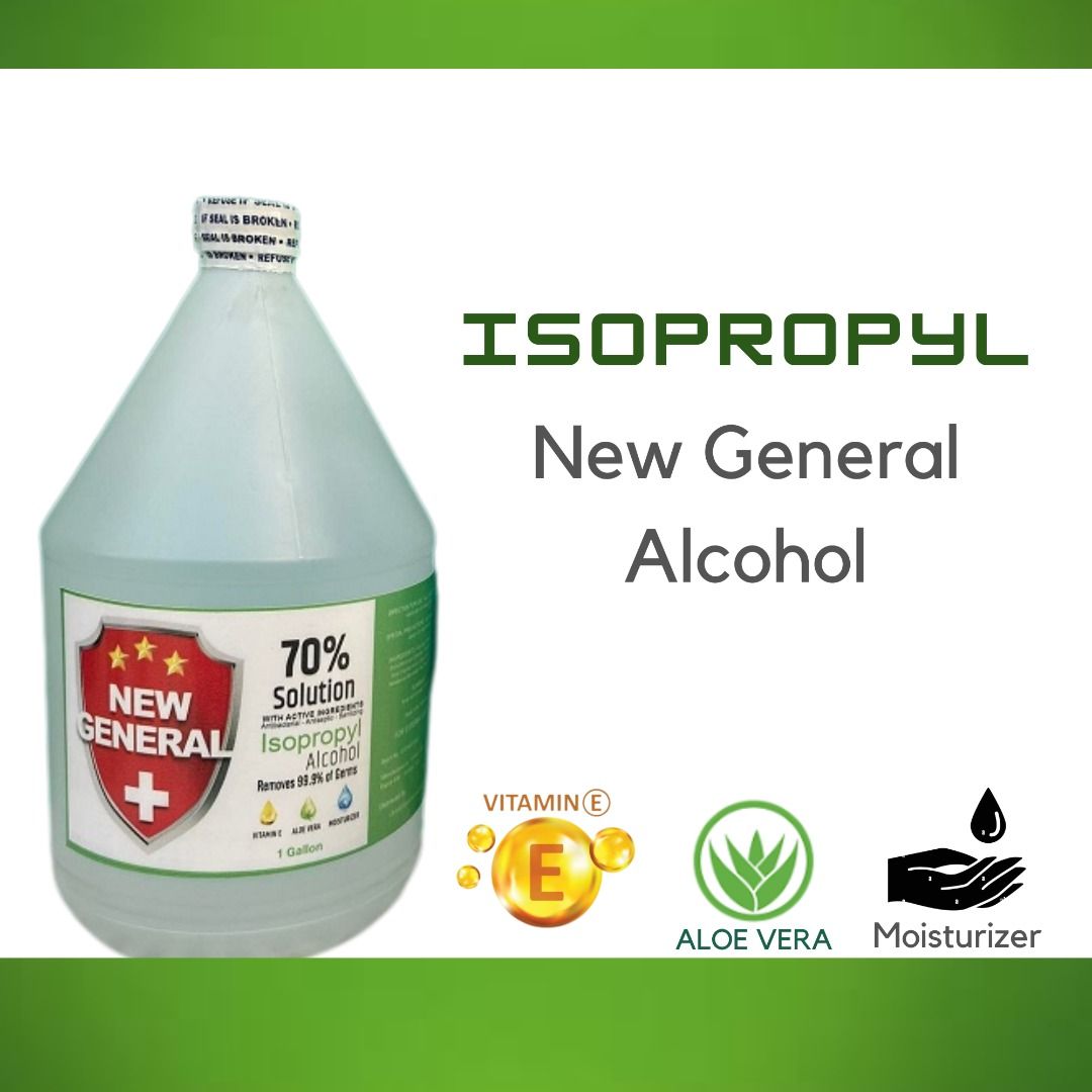 SALE 70% NEW GENERAL Alcohol Gallon 3.2 Liter Ethyl Isopropyl ...