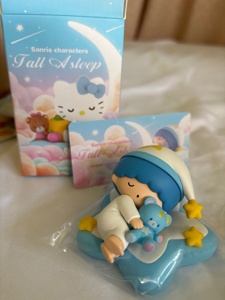 Sanrio Fall Asleep LittleTwinStars Kiki popmart blind box little twin ...