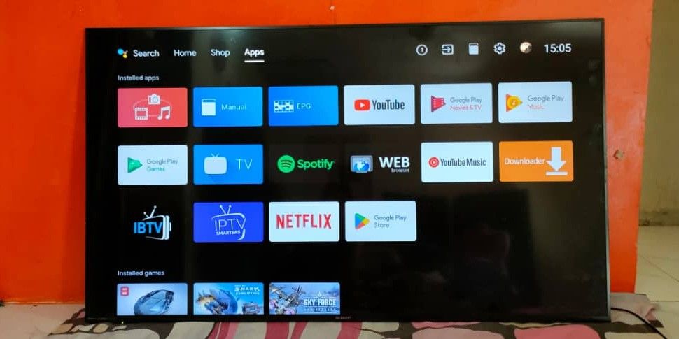 Sharp 70 inch 4k hdr android led TV condition 9/10, TV & Home ...