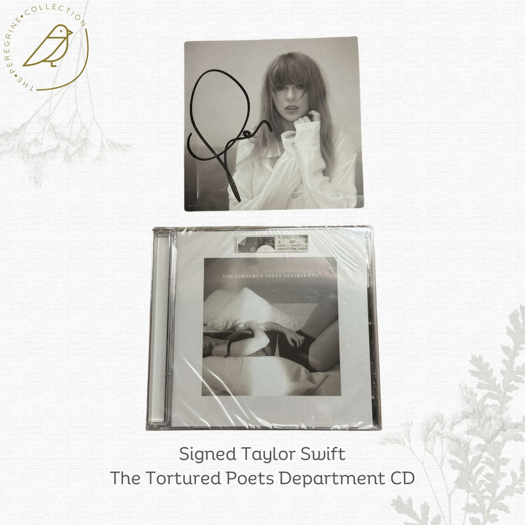 Signed Taylor Swift TTPD CD The Tortured Poets Department, Hobbies ...