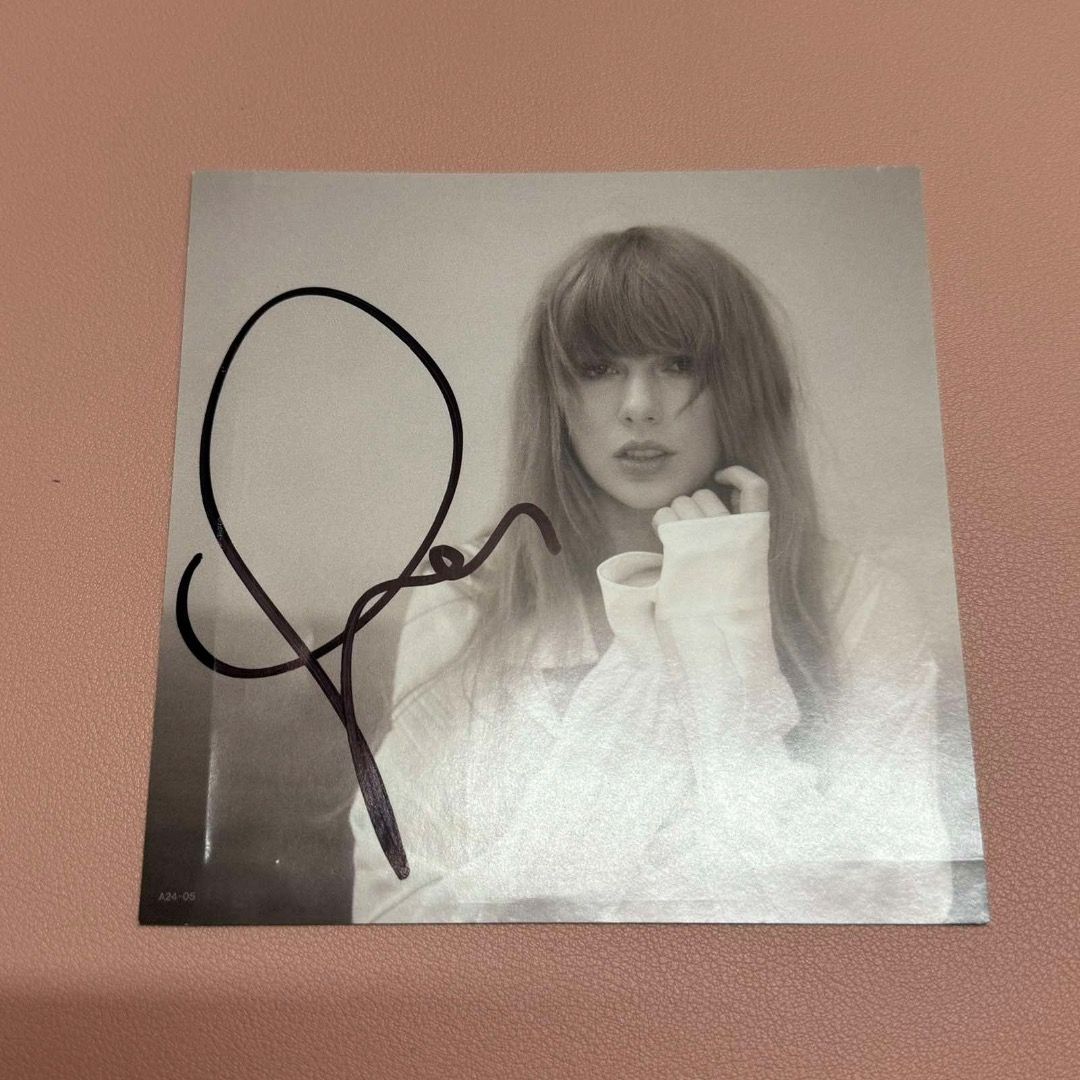 Signed Taylor Swift TTPD CD The Tortured Poets Department, Hobbies ...