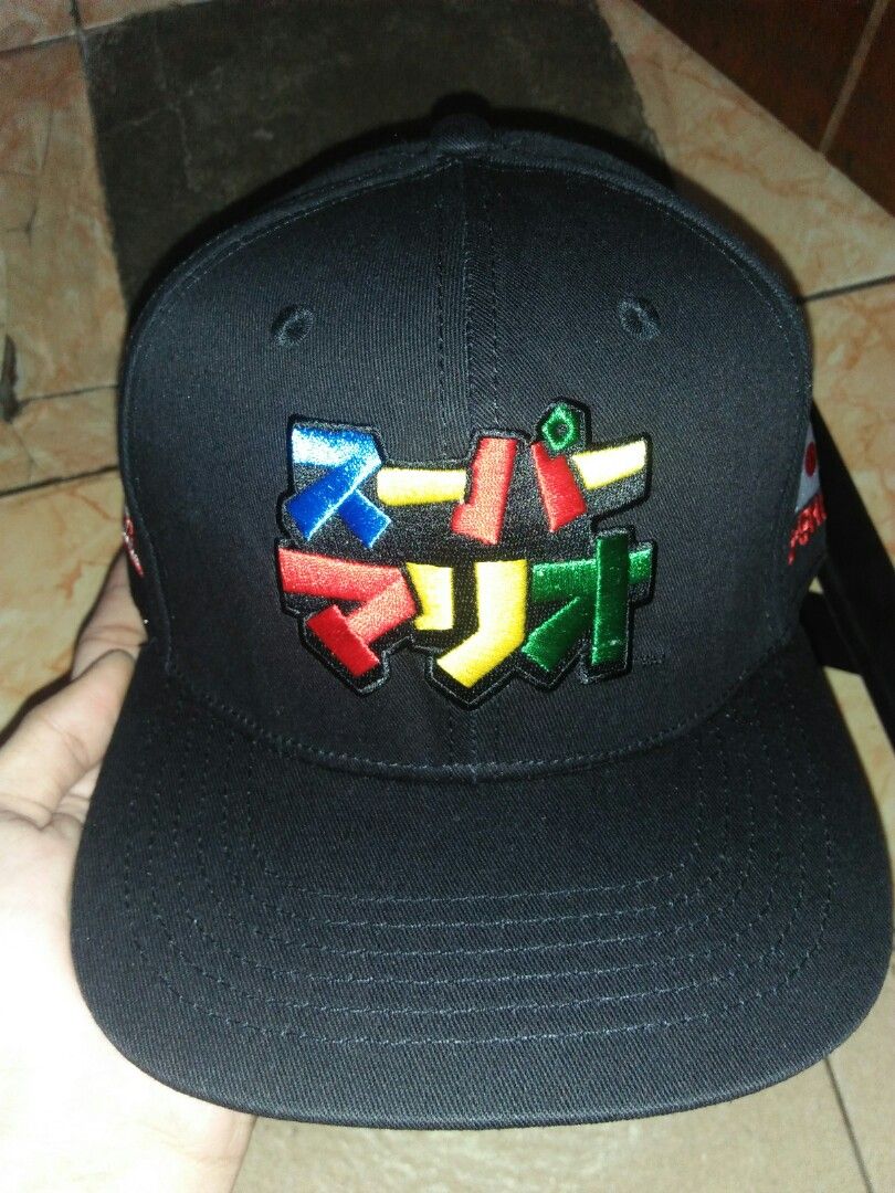 Snap SUPER MARIO x G-Shock, Fesyen Pria, Aksesoris, Topi di Carousell