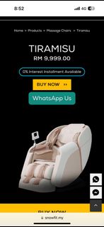 Osim Udivine Mini massage chair, Health & Nutrition, Massage Devices on ...