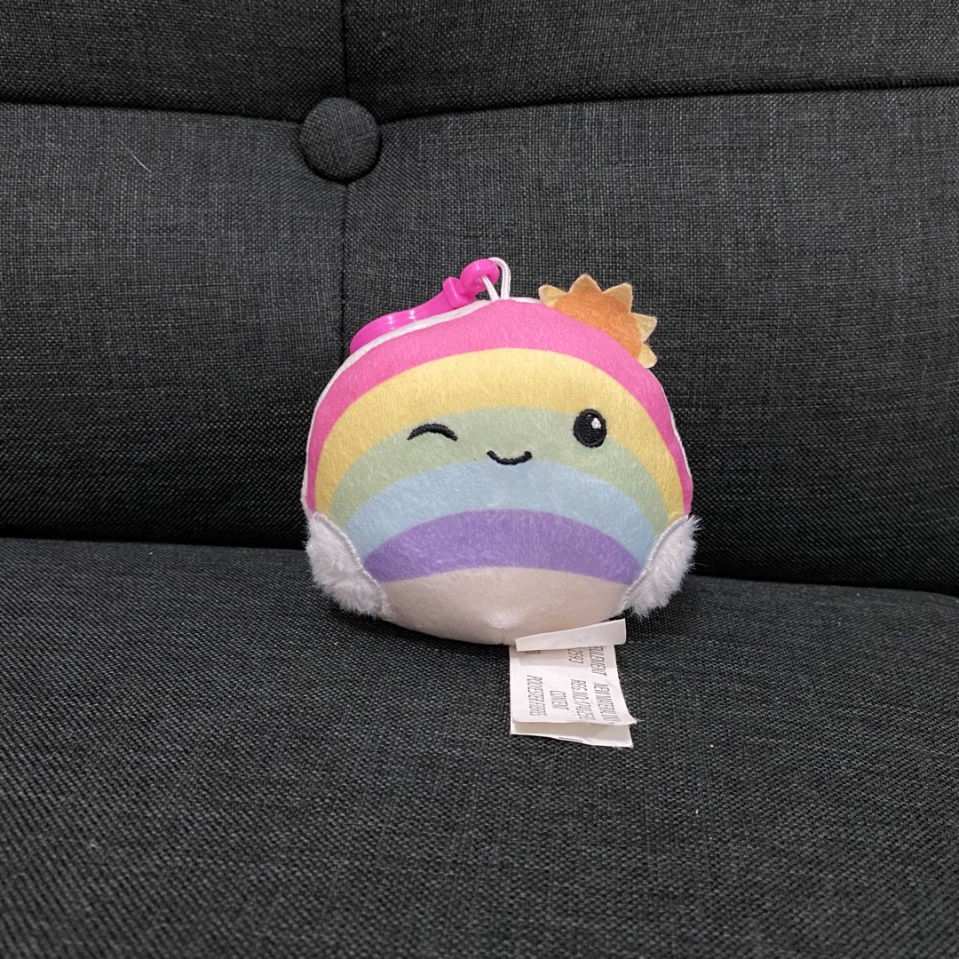 Squishmallow Rainbow keychain plush, Hobbies & Toys, Collectibles ...