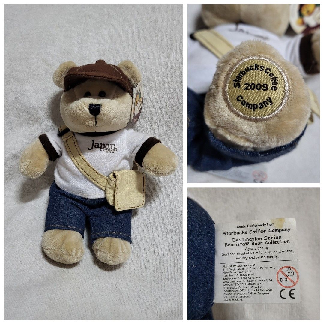 Starbucks Destination Series 2009 Messenger Bearista Bear Collection ...