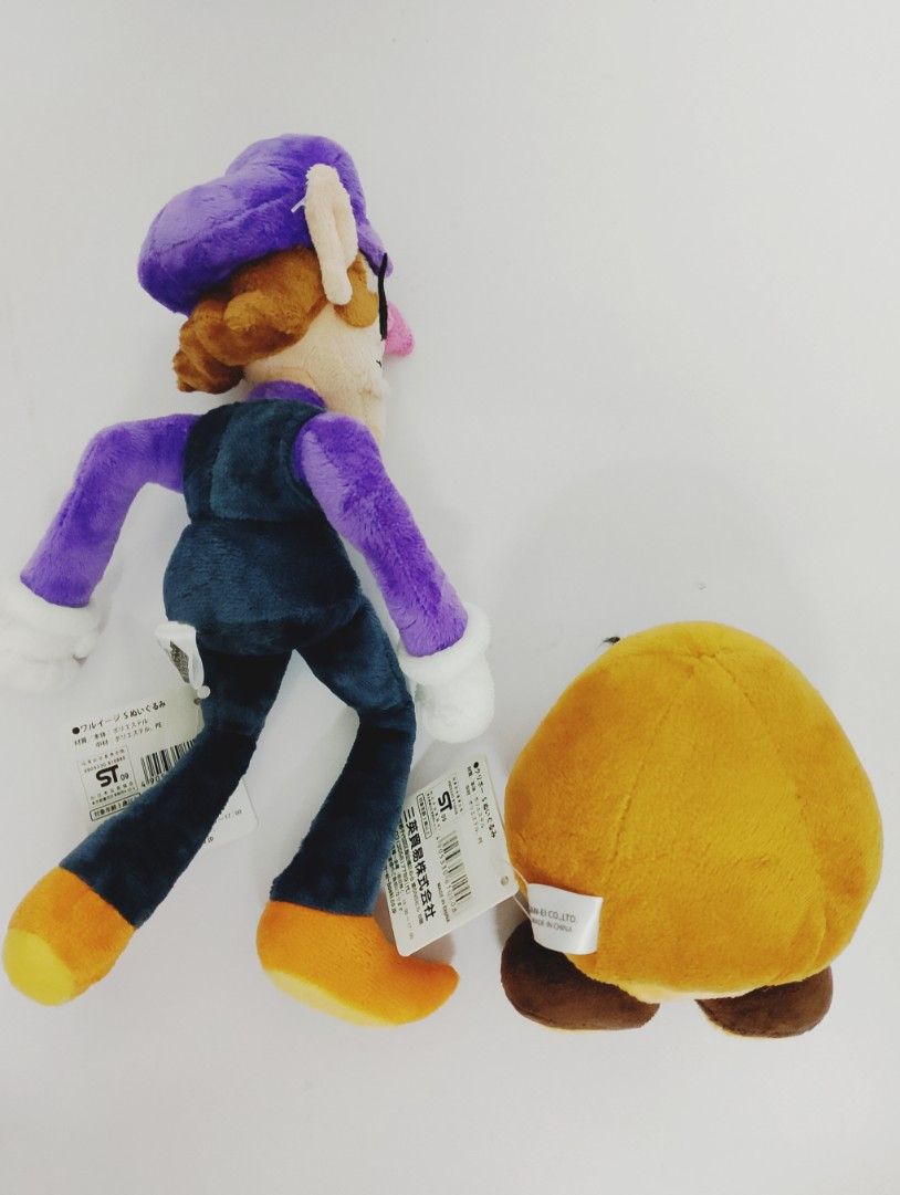 Super Mario Waluigi & Goomba Plush Toy, Hobbies & Toys, Toys & Games on ...
