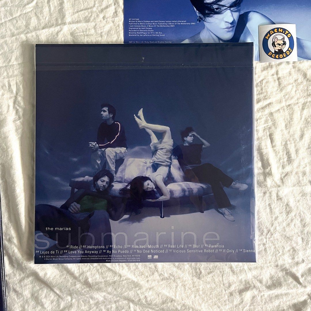 The Marías - Submarine (Water cover with Opaque Blue Vinyl, Hobbies ...