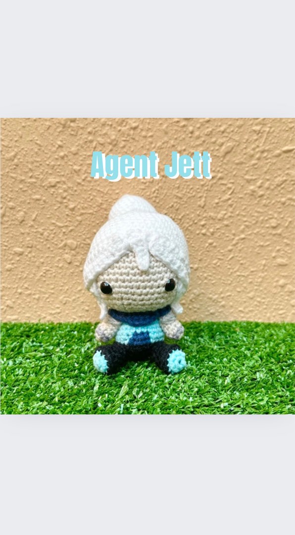Valorant Agent Jett Amigurumi Crochet, Hobbies & Toys, Stationery ...