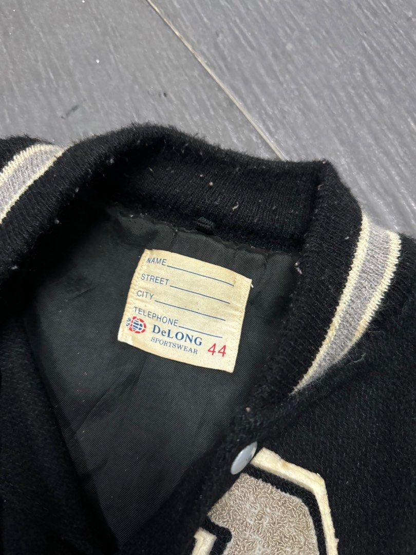 VINTAGE60’S DELONG VARSITY JACKET, Hobbies & Toys, Collectibles ...