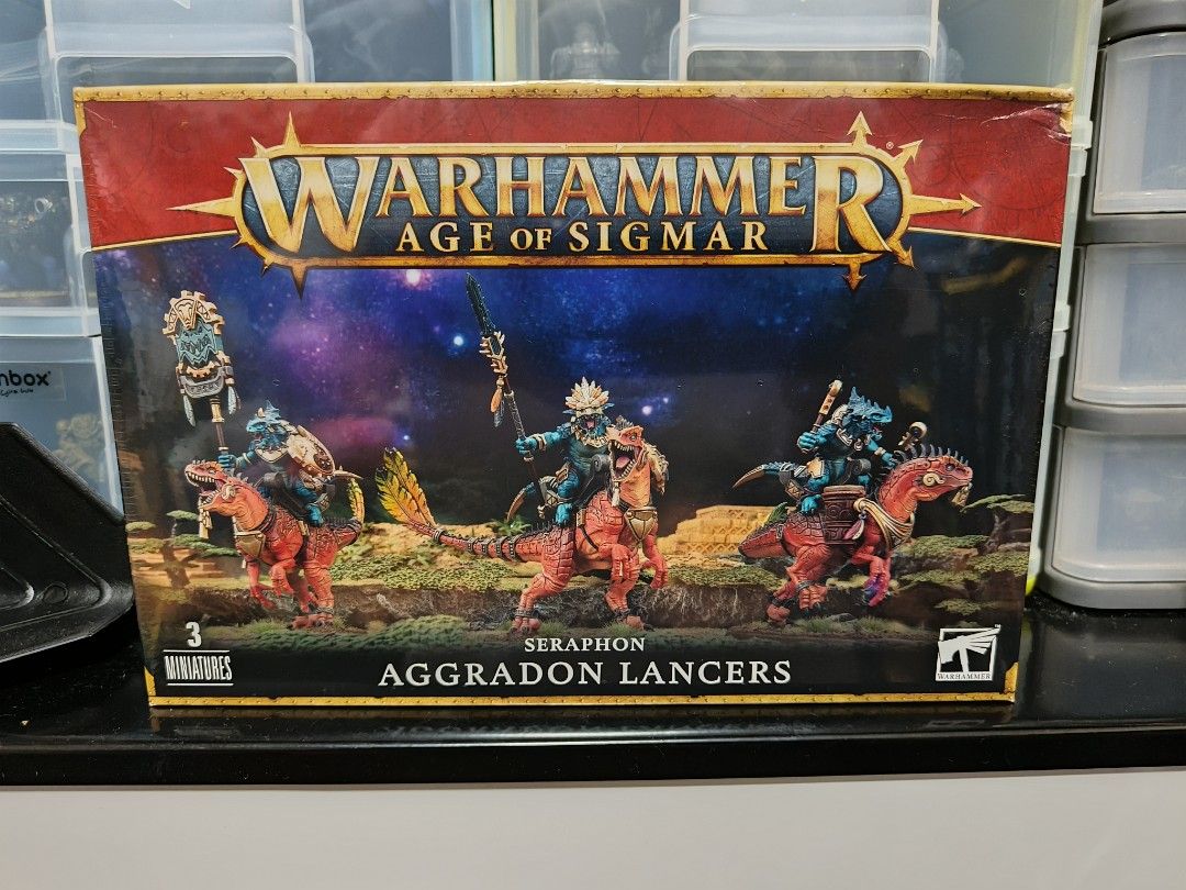 Warhammer AOS Warcry Seraphon Aggradon Lancers NEW on Carousell
