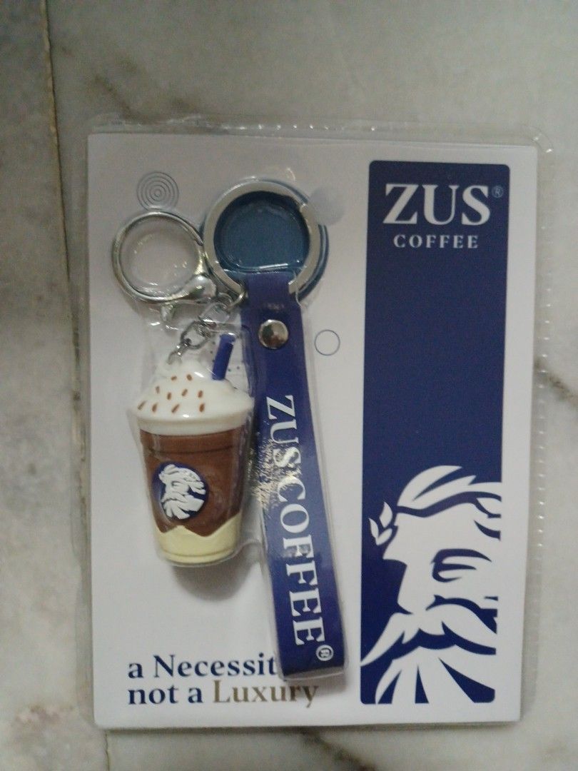 Zus Coffee Key Chains, Hobbies & Toys, Collectibles & Memorabilia, Fan ...