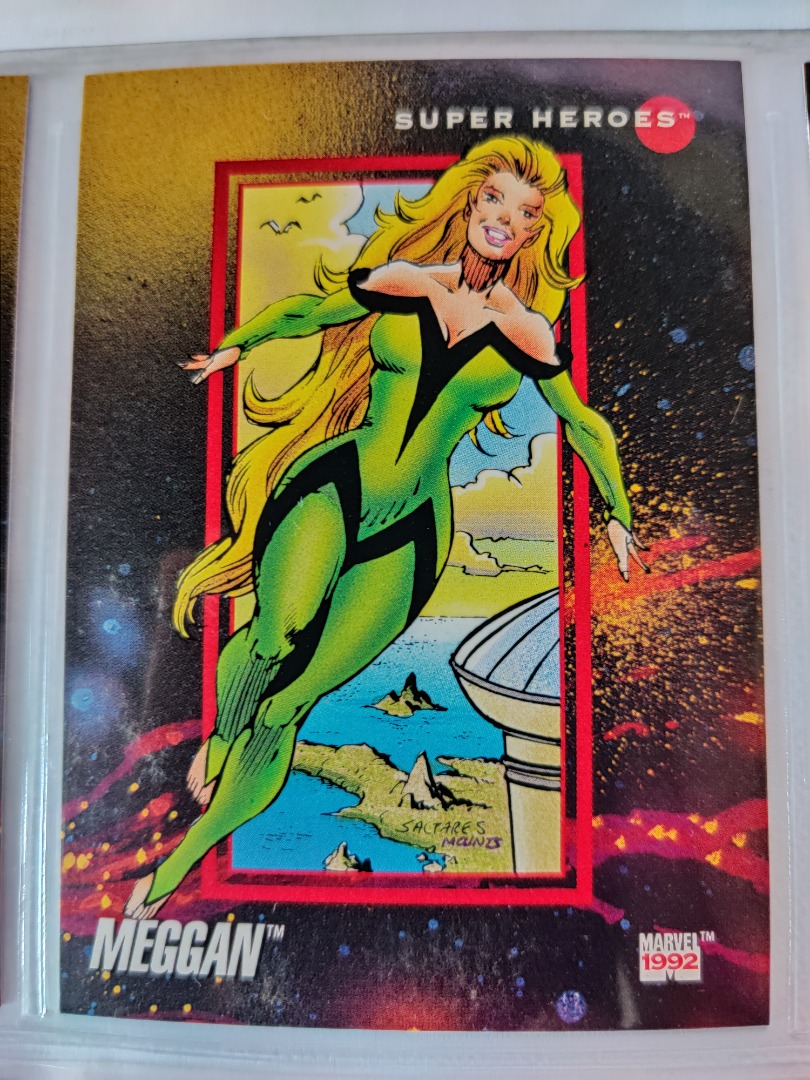 1992 Impel Marvel Universe Series 3 Meggan, Hobbies & Toys, Memorabilia ...