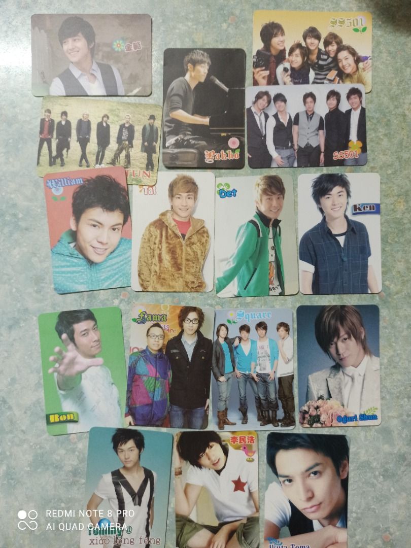 2000年 我們的回憶 YES CARD 第四回 林峯 陳偉霆 羅志祥 吳卓羲 狄易達 阮經天 周柏豪 金範 KAT-TUN SS501 洪卓立 農夫 SQUARE 小栗旬 陳浩然 李民浩 生 ...