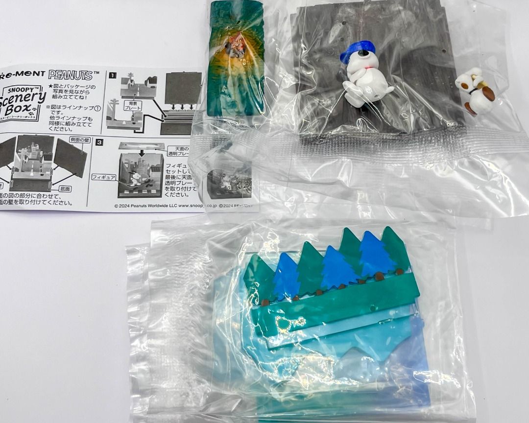全新 日版 Re-ment Snoopy Scenery Box NO.5 Under the Starry Sky 花生漫畫 史努比 史諾比 ...