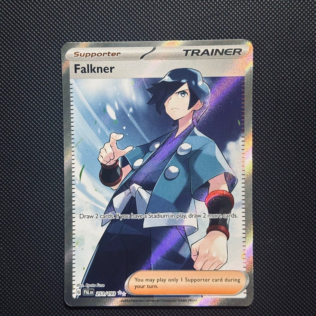 ⚡️ TCG POKEMON ⚡️ - Falkner - 251/193 - Full Art Secret Rare Scarlet ...