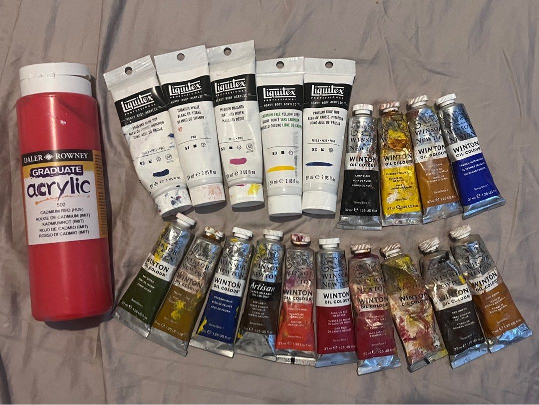Acrylic and Oil Paints, Hobbies & Toys, Stationery & Craft, Craft ...