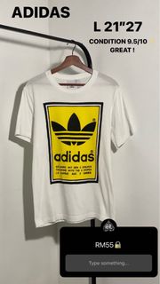 Adidas VTG, Men's Fashion, Tops & Sets, Tshirts & Polo Shirts on Carousell