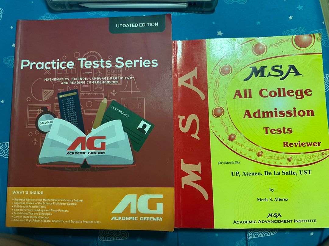 AG & MSA PRACTICE TEST, Hobbies & Toys, Books & Magazines, Textbooks on ...