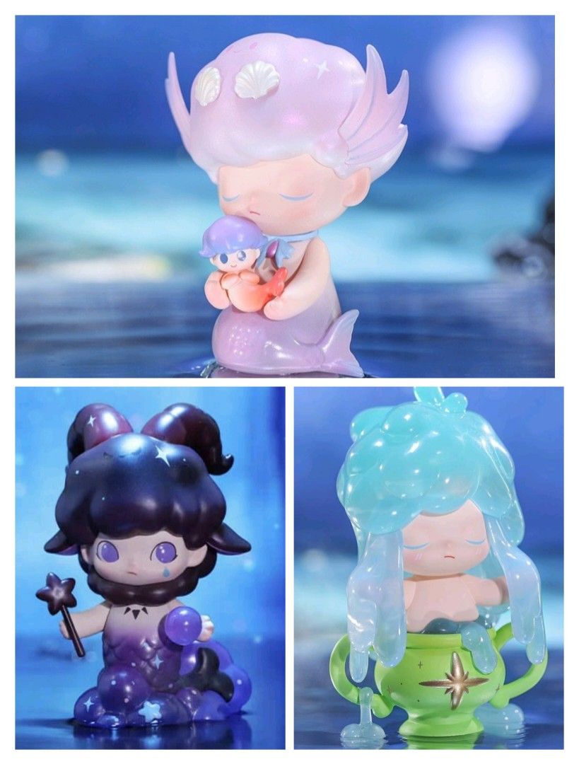 Aquarius Capricorn Pisces Popmart Dimoo zodiac, Hobbies & Toys, Toys ...