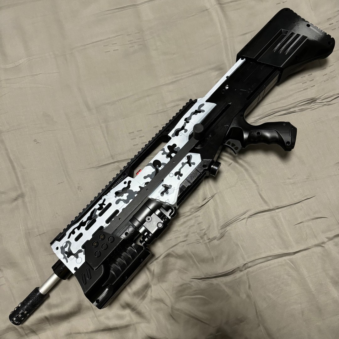 Arctic Camo Nerf Longshot, Hobbies & Toys, Toys & Games on Carousell