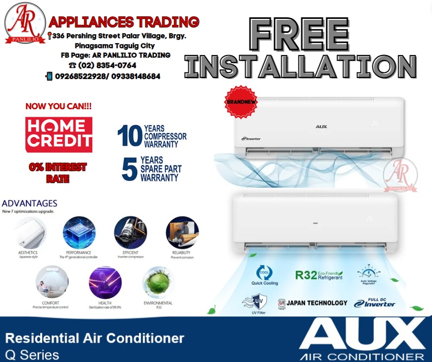 AUX SPLIT TYPE AIRCONDITIONER / AIRCON SUPPLY, TV & Home Appliances ...