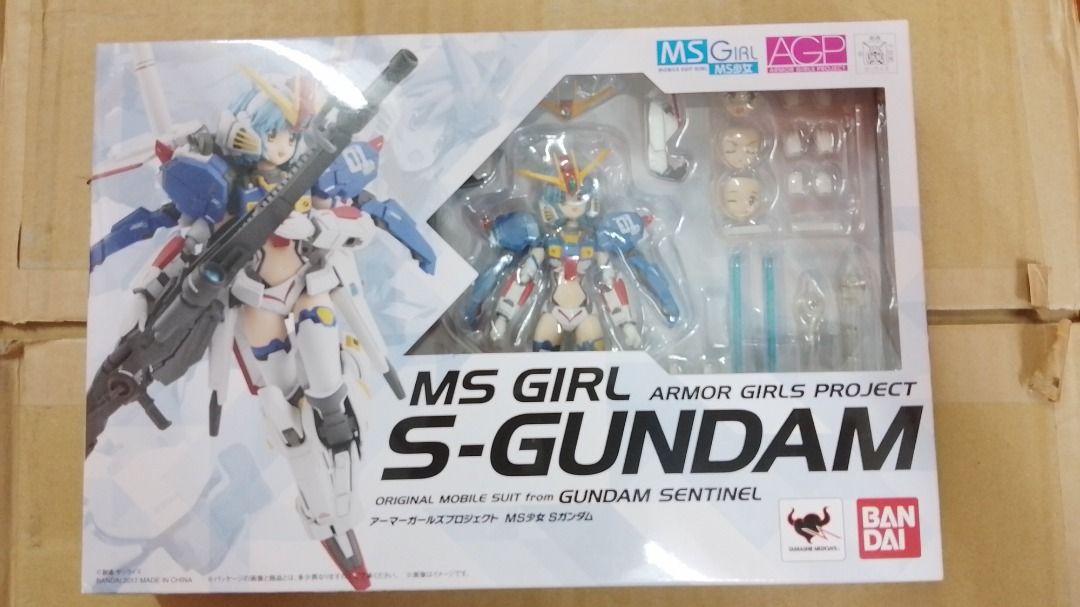 Bandai AGP armored girl MS 少女 S-Gundam (雙膠紙全新), 興趣及遊戲, 玩具 & 遊戲類 - Carousell
