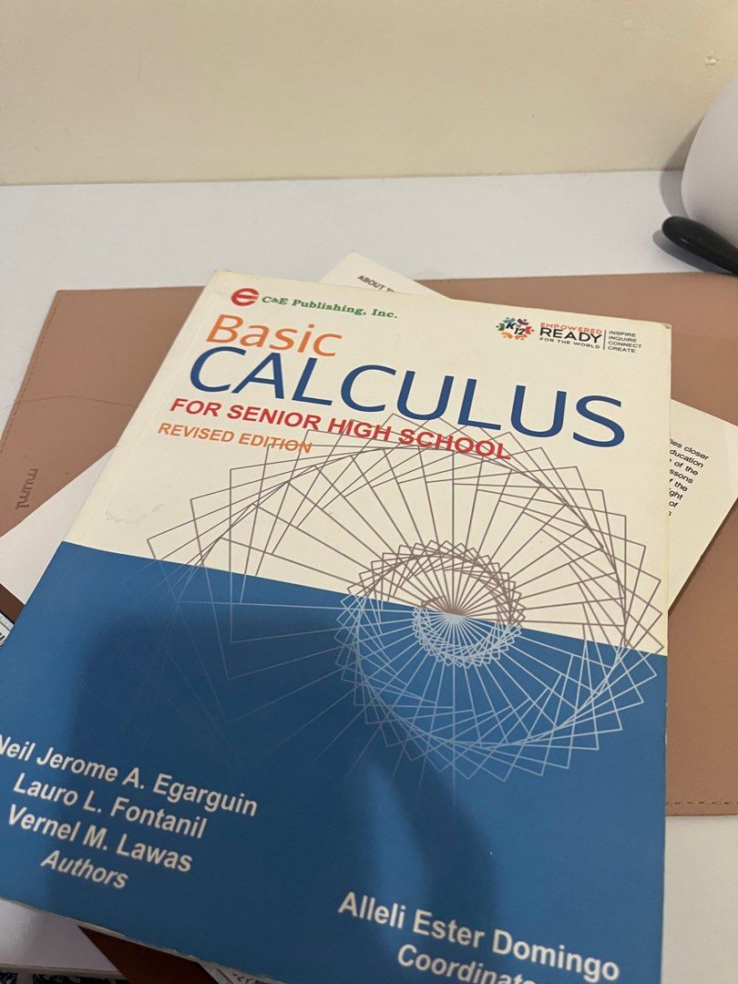 Basic Calculus for Senior High School, Hobbies & Toys, Books ...