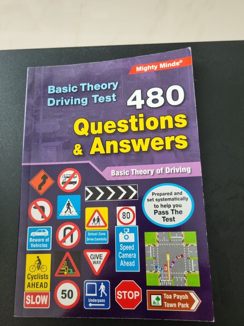 Basic Theory Driving Test 480 Q&A, Hobbies & Toys, Books & Magazines ...