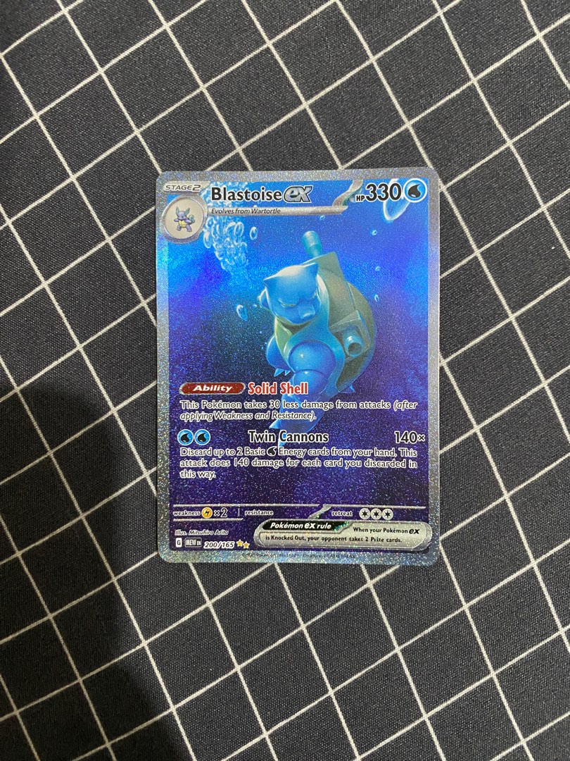 Blastoise EX SIR - Pokemon 151 English, Hobbies & Toys, Toys & Games on ...