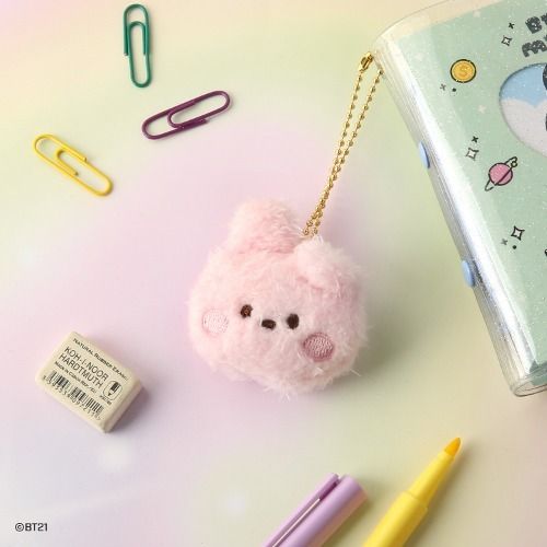 BT21 Minini Plush Keyring FACE ( bts rj shooky chimmy cooky ), Hobbies & Toys, Memorabilia ...