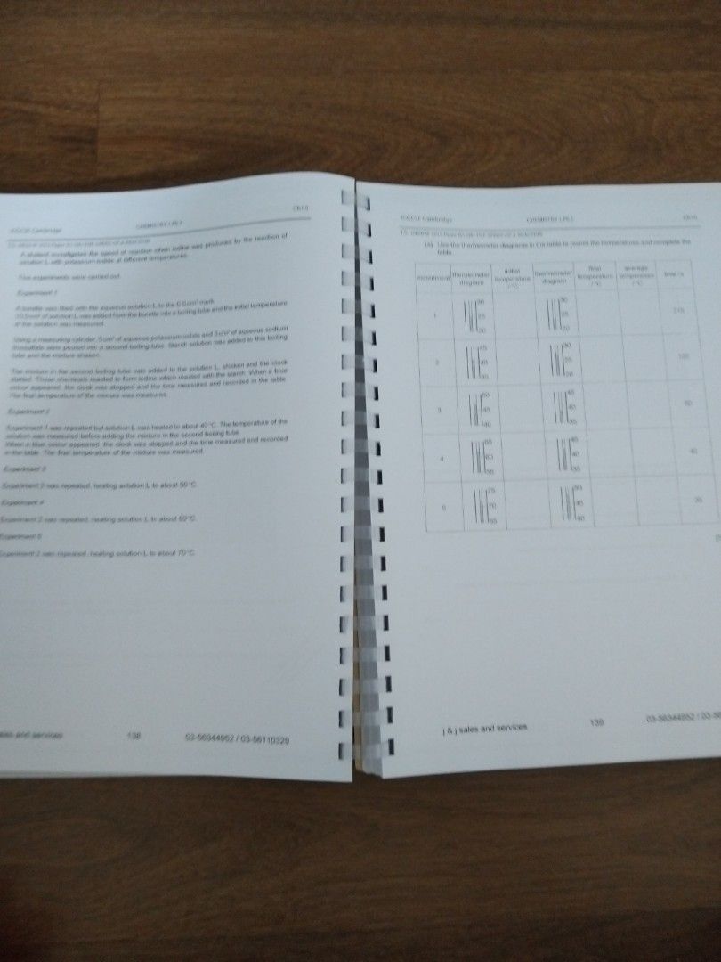 CAMBRIDGE IGCSE TOPICAL CHEMISTRY PAPER 6 Extended (0620) Questions ...
