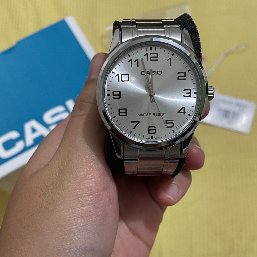 Casio Silver Stainless Steel Watch, Men's Fashion, Watches ...