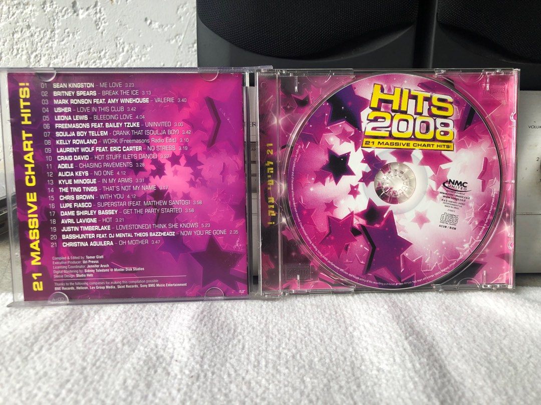 CD Hits 2008 21 Massive Chart Hits! CD-1, Hobbies & Toys, Music & Media ...