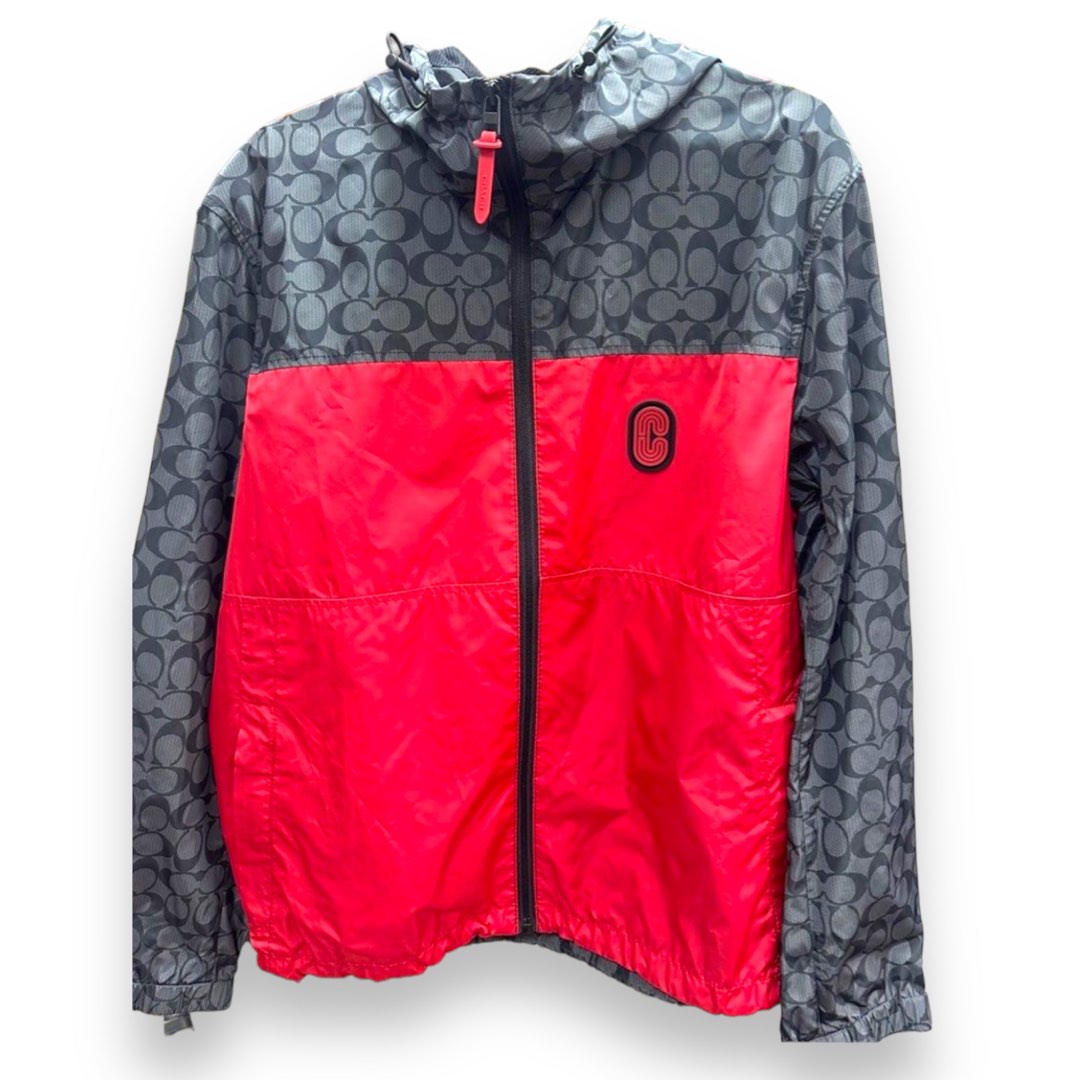 Coach Windbreaker Jacket, Luxury, Apparel on Carousell