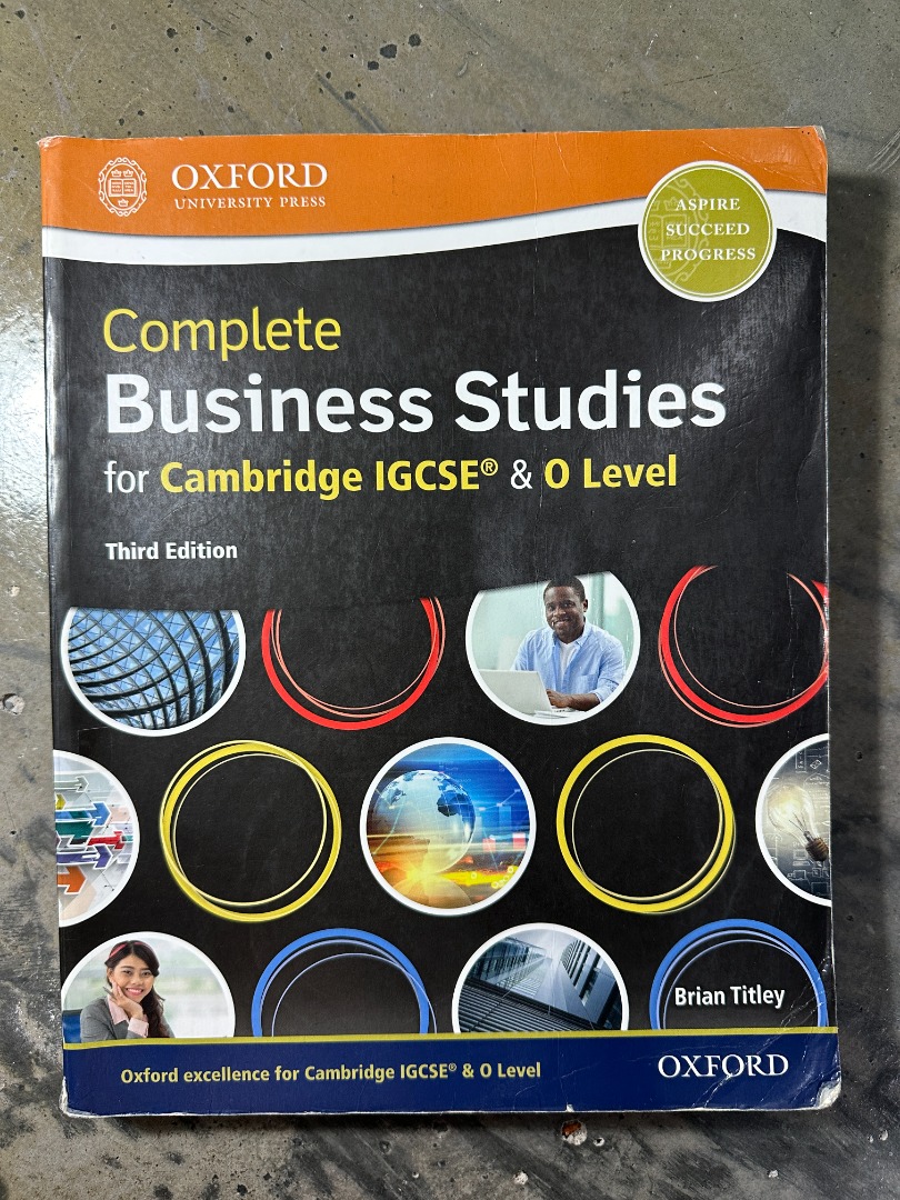 Complete Business Studies for Cambridge IGCSE & O Levels (Third Edition), Hobbies & Toys, Books ...