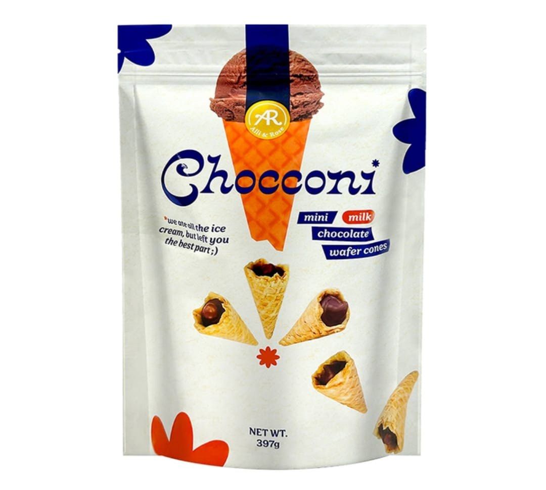 💢包順豐自提💢Costco直購A&R CHOCCONI MILK CHOCO Mini Wafer Cones 397g 牛奶巧克力迷你甜筒 ...