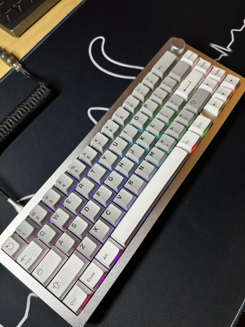 [CREAMY] HJS AL65 Wireless Aluminum Custom Mechanical Keyboard ...