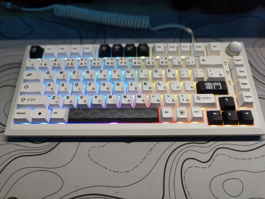 Custom Mechanical Keyboard, DK75 RGB, Hotswap, Tri-mode, Lubed ...