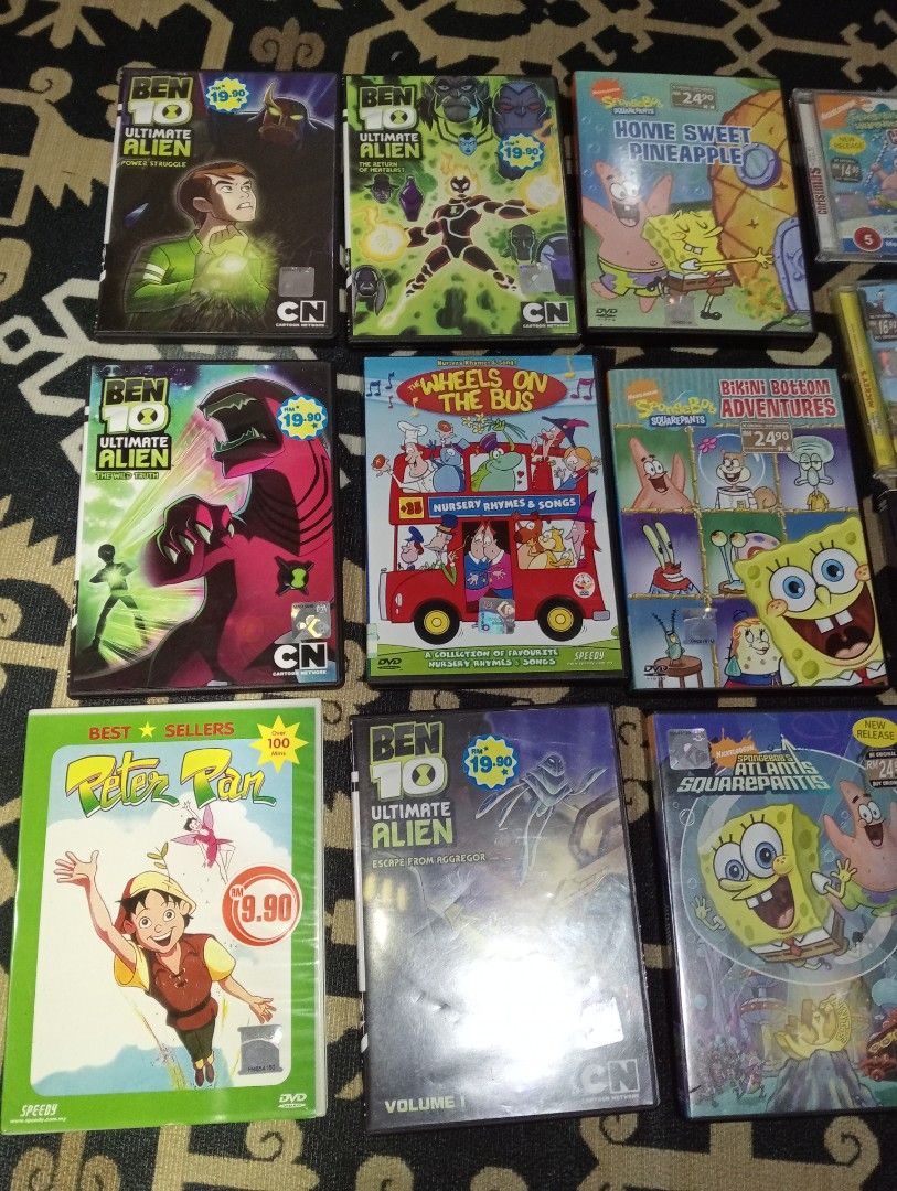 DVDs cartoon pelbagai kombo semua, Hobbies & Toys, Music & Media, CDs ...