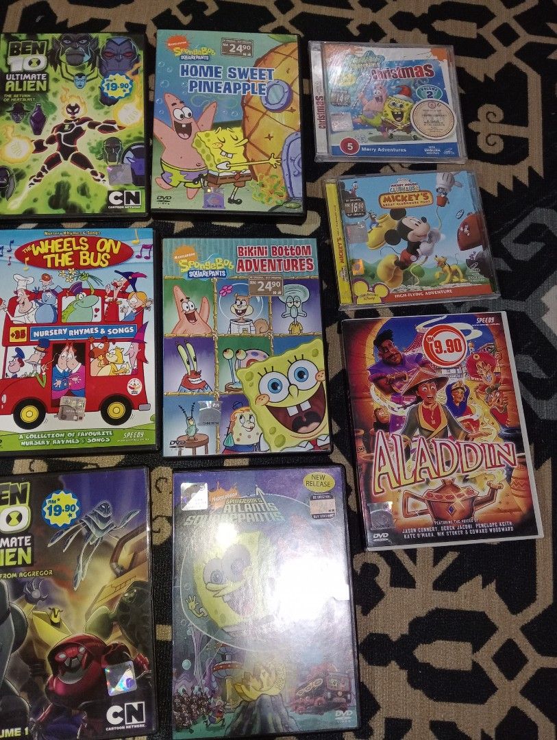 DVDs cartoon pelbagai kombo semua, Hobbies & Toys, Music & Media, CDs ...