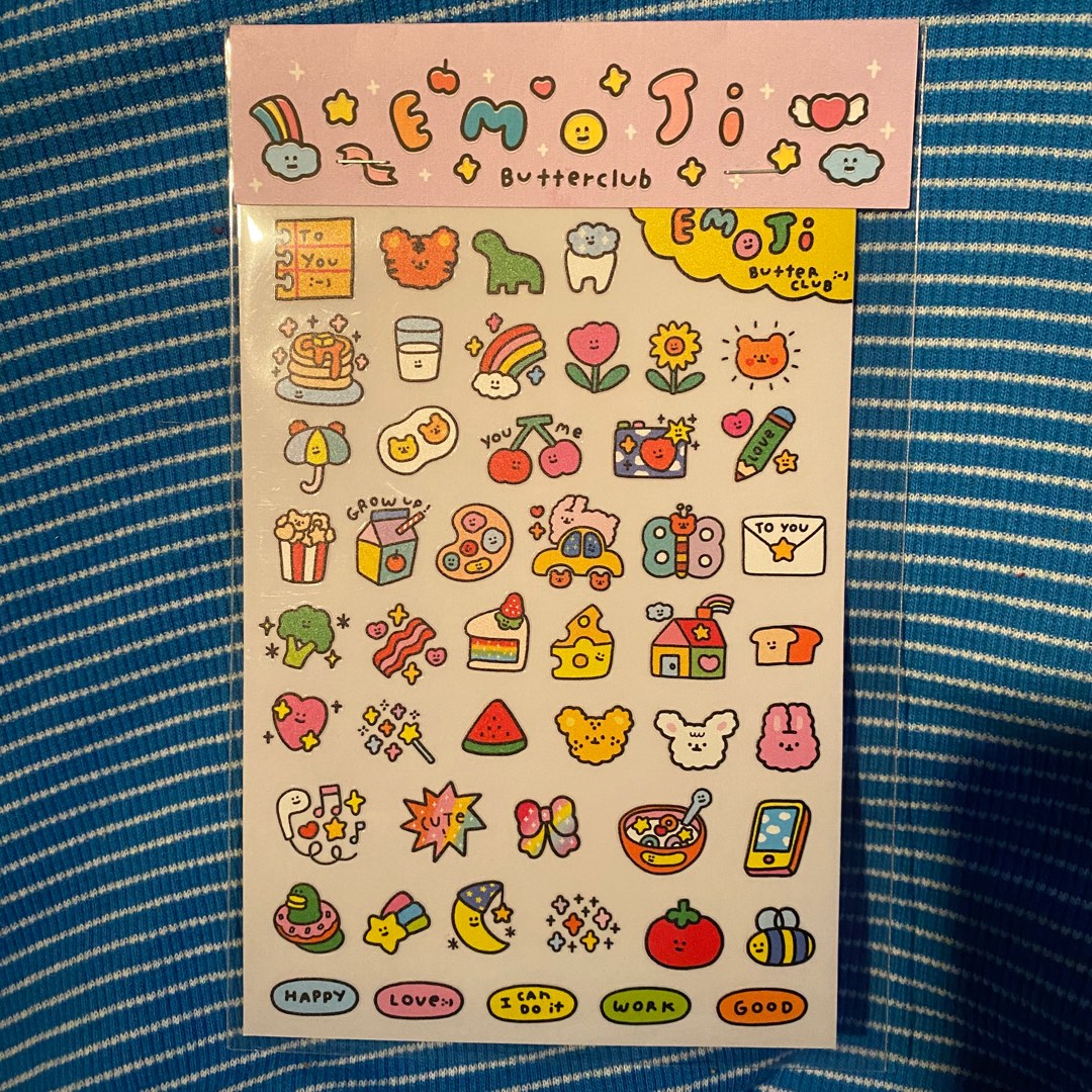 emoji sticker, Buku & Alat Tulis, Alat Tulis di Carousell