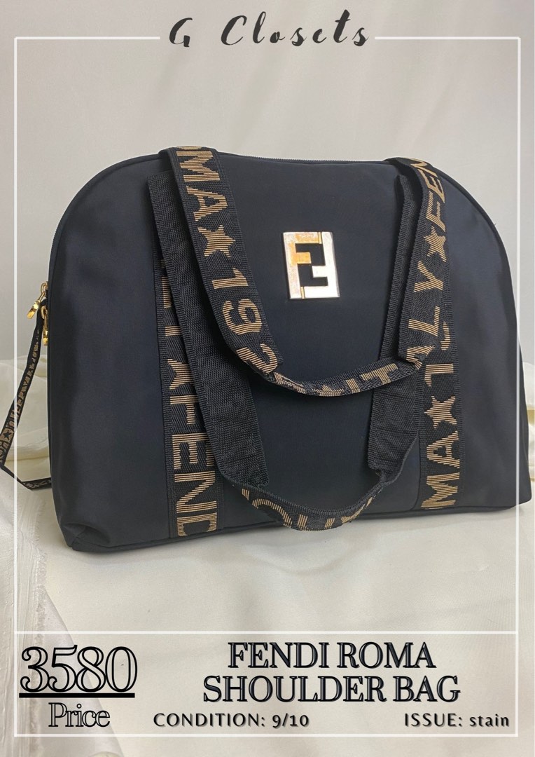 Fendi Roma Shoulder Bag, Luxury, Bags & Wallets on Carousell