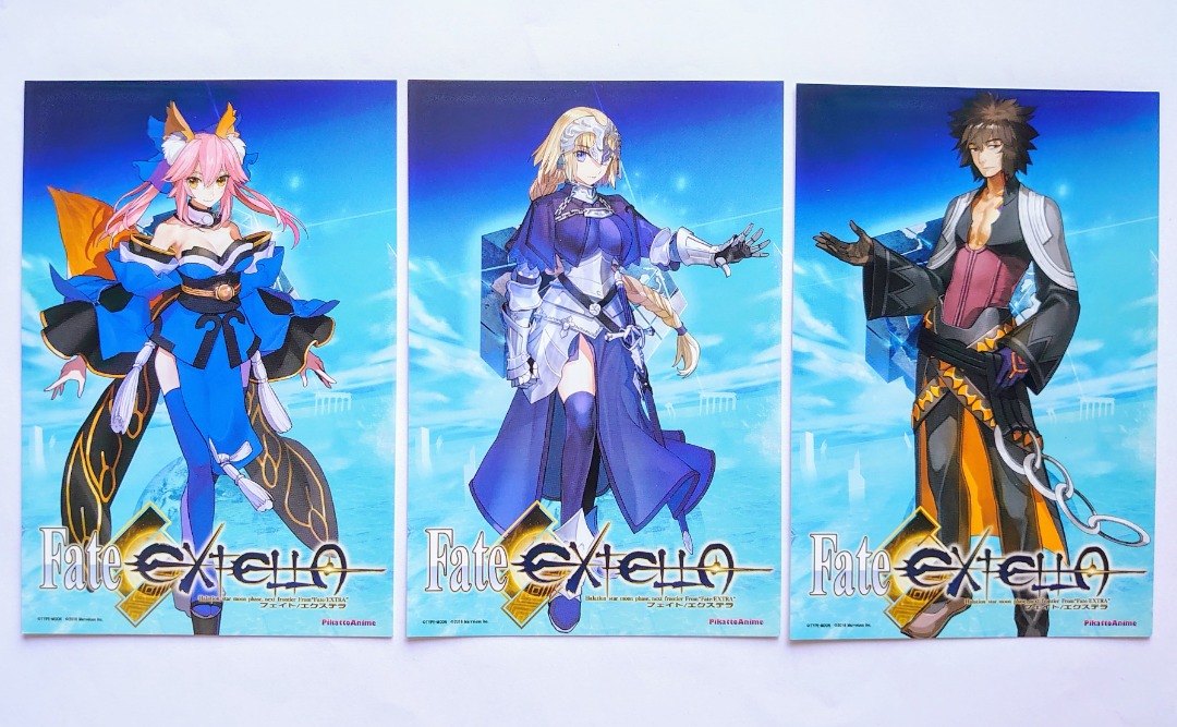 FGO Postcards - Fate Extella - Official anime merch japan. fate stay ...