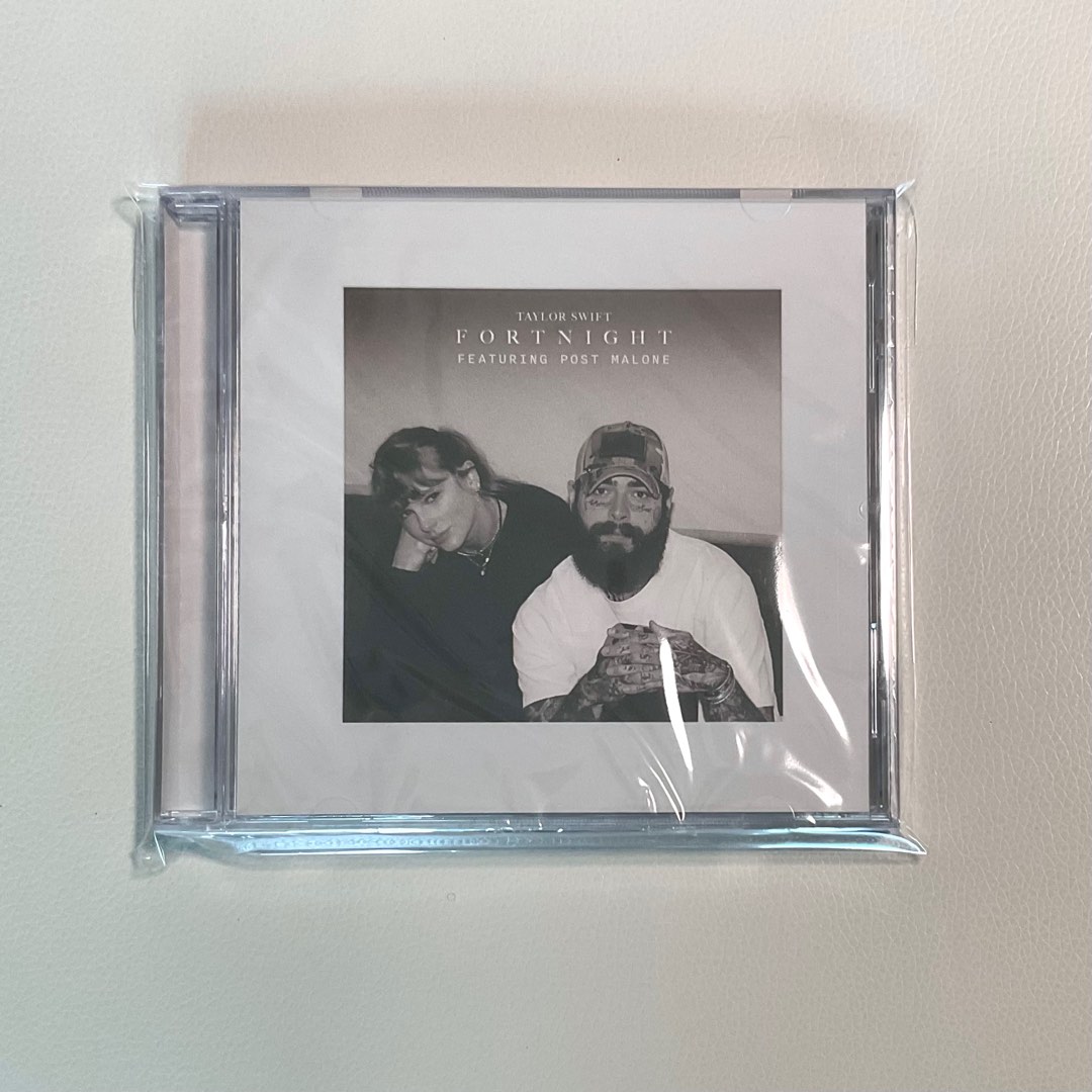 [現貨] Fortnight single CD Taylor Swift (feat. Post Malone), 興趣及遊戲, 音樂、樂器 ...