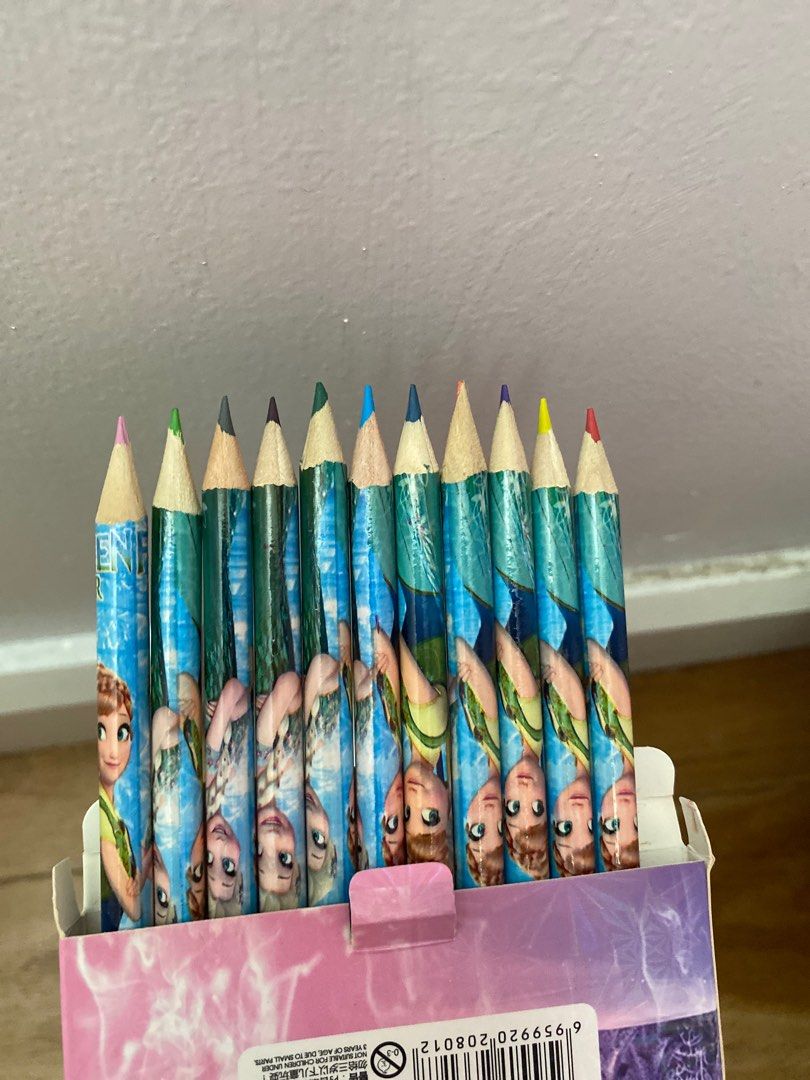 Frozen Colour Pencil, Hobbies & Toys, Stationery & Craft, Stationery ...